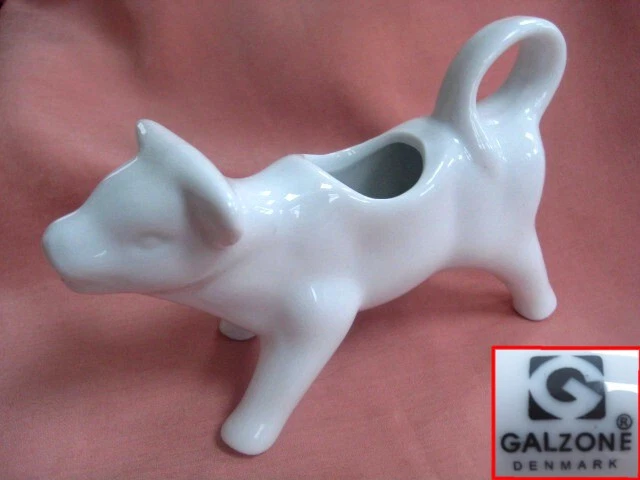 GALZONE MILCHKUH KUH Milchkännchen Kuhkännchen Gießer Denmark Porzellan ...