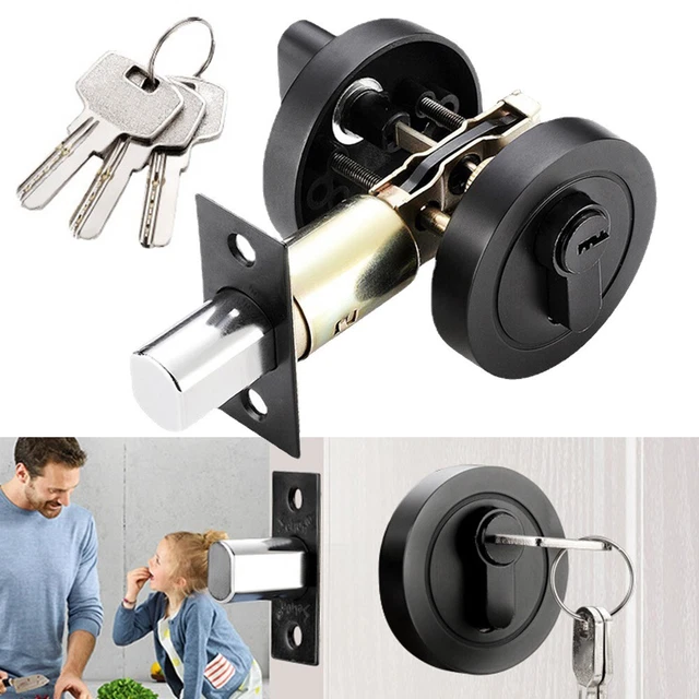 SIMPLE INSTALLATION PROCESS for Black Door Lock with Zinc Alloy ...