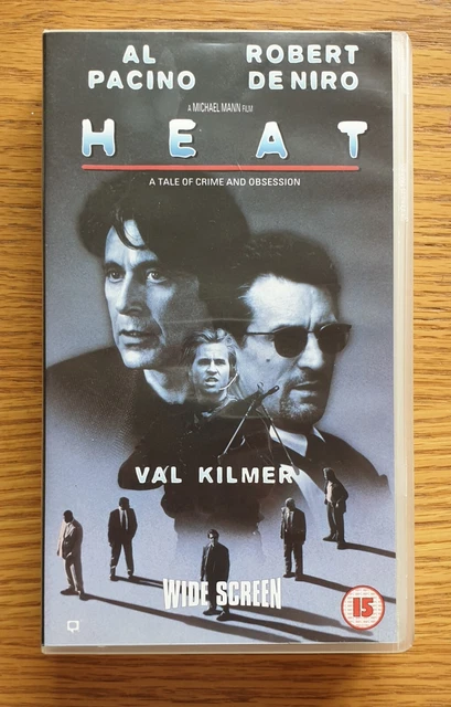 HEAT WIDESCREEN VHS/SUR Al Pacino Robert De Niro Val Kilmer Michael ...