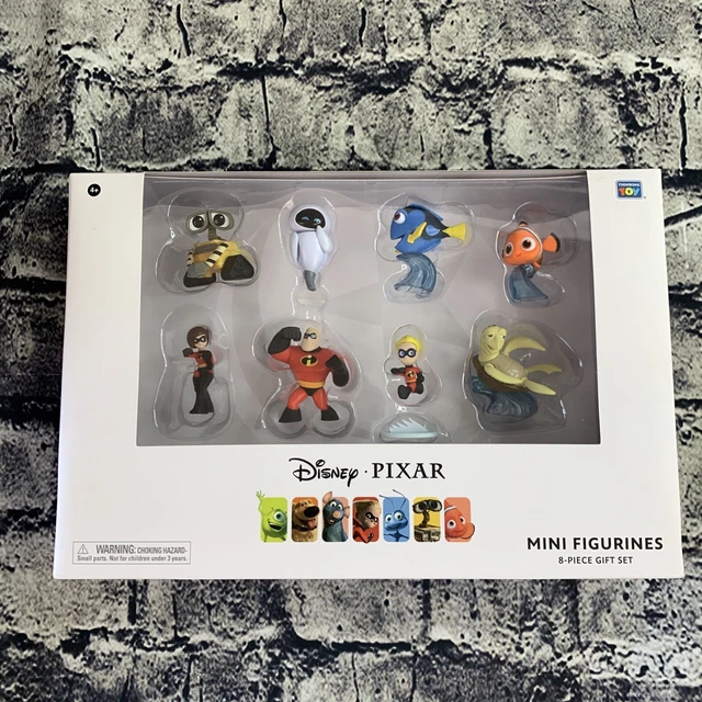 DISNEY - PIXAR Mini Figurines (8-Piece) Nemo, Dory, Crush, Wall-E ...
