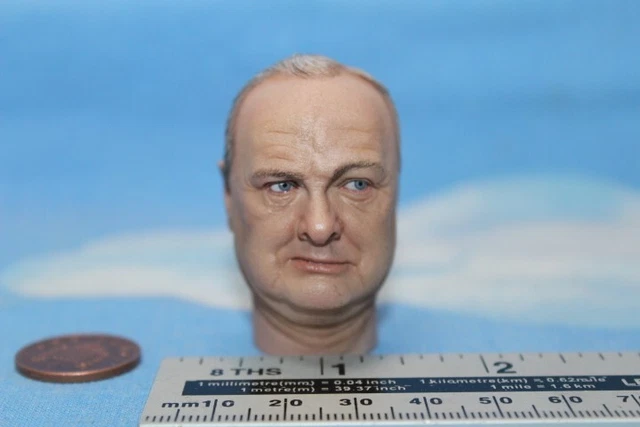 DID 1:6TH SCALE WW2 BRITISH Head Sculpture CHURCHILL - not perfect £34. ...