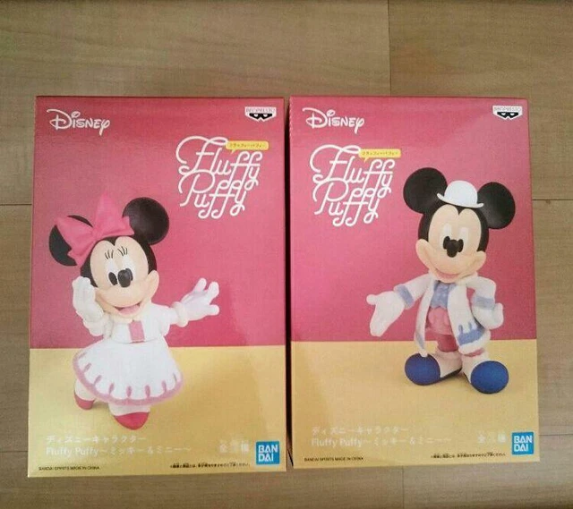 DISNEY CHARACTERS FLUFFY Puffy Mikey Mouse & Mini Mouse SET EUR 70,34 ...