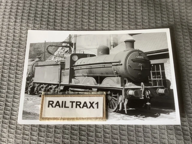 RAILWAY STEAM PHOTOGRAPH - 64122 At Hitchin Shed - 10/5/1953 ...
