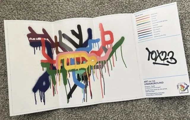 TOX - TUBE Map - Uk Graff - London Graffiti Dds 10 Foot Vandal £35.00 ...