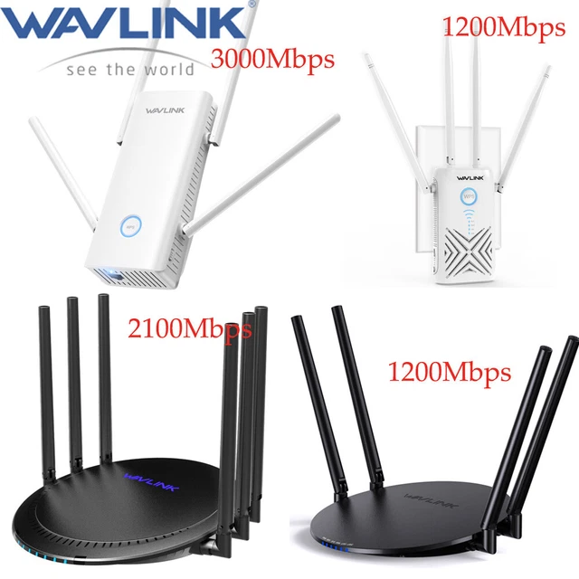 WAVLINK 1200MBPS ROUTER 3000Mbps Gigabit WiFi Router Dual Band Extender ...