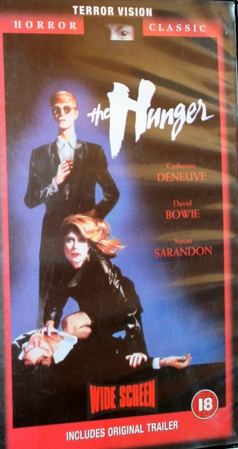 VHS (NO DVD) THE HUNGER VHS 1983 Horror Classic english Version (David ...