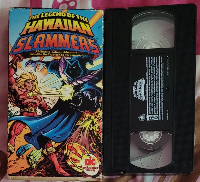 1994 THE LEGEND OF THE HAWAIIAN SLAMMERS VHS DIC Toon-Time Video Pogs ...