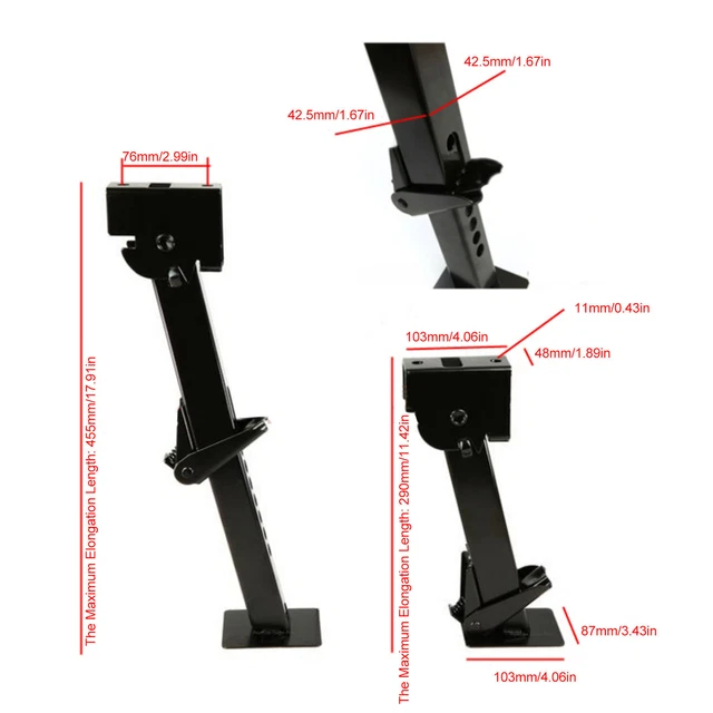 PARKING LIFTING SUPPORT Adjustable Telescopic Park Support 290mm ...