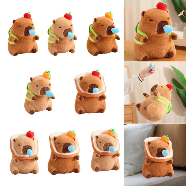 CAPYBARA PLUSH TOY with Snot Withdrawal Cartoon Car Capybara Stuffed ...