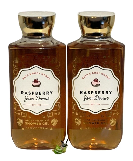 BATH & BODY Works Raspberry Jam Donut Shower Gel x 2 £28.46 - PicClick UK