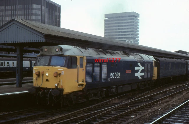 ORIGINAL RAILWAY SLIDE Class 50 50032 at Reading £3.99 - PicClick UK