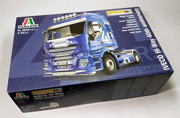 ITALERI 3919 CAMION & Remorques Modèle 1/24 IVECO Hi-Way 40ème Anniversaire T3919 EUR 93,60 ...