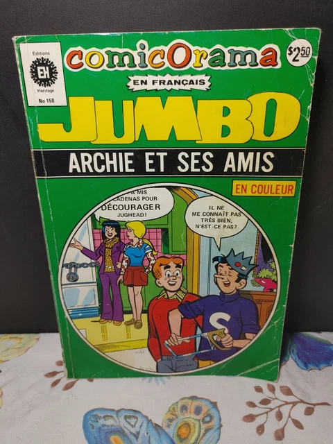 ARCHIE ET SES Amis Jumbo No 150 Édition Héritage FRENCH comic $22.19 ...
