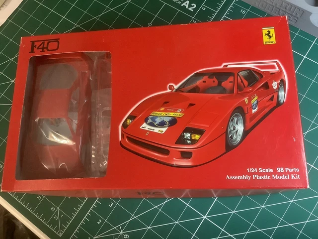FUJIMI 1/24 FERRARI F40 Rare model car kit £50.00 - PicClick UK