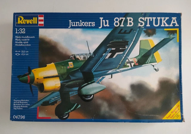 REVELL MAQUETTE AVION junkers JU 87B Stuka EUR 19,95 - PicClick FR