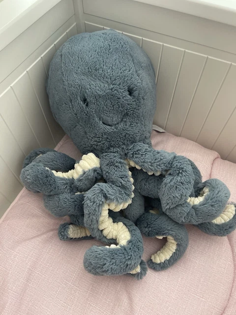 JELLYCAT SOFT TOY Teddy Storm Octopus Blue New With Tags Large Size £ ...