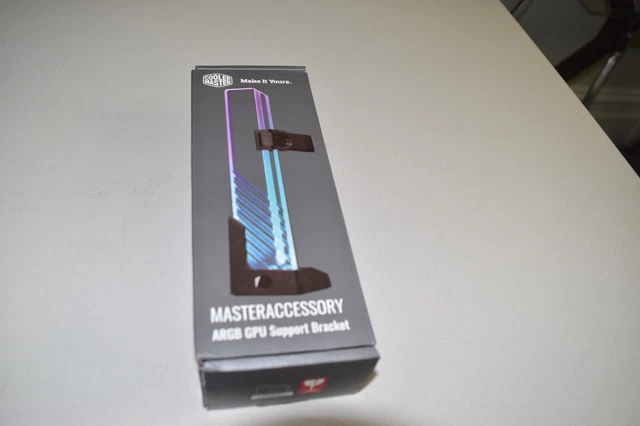 COOLER MASTER MASTER Accessory ARGB GPU Support Bracket, Edge-Lit ARGB ...