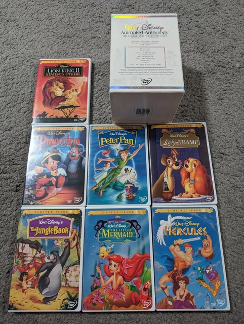 ULTIMATE DISNEY ANIMATION Collection (DVD, 1999, 9-Disc Set) No Mulan ...