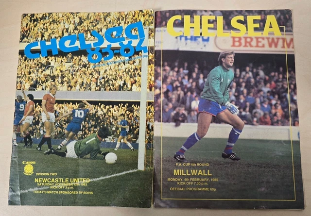VINTAGE CHELSEA PROGRAMME'S x 2 1990's Ref00413 £8.47 - PicClick UK