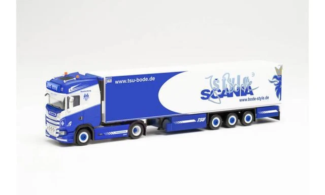 HERPA LKW SCANIA CS 20 HD/Aerop Kühl-KSZ TSU Jens Bode 314466 EUR 41,95 ...