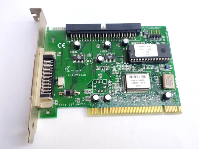 ADAPTEC AHA-2940AU PCI SCSI-Controller-Card/Karte 50PIN Ultra160 hdd ...