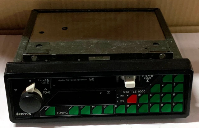 AUTORADIO AUTOVOX SHUTTLE 1000 vintage car radio 1982 EUR 249,00 ...