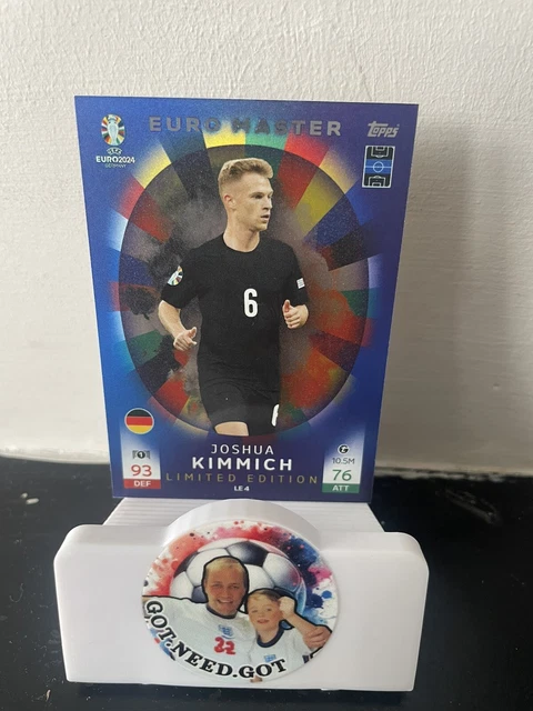 TOPPS MATCH ATTAX Euro 2024 Joshua Kimmich Euro Master édition limitée ...