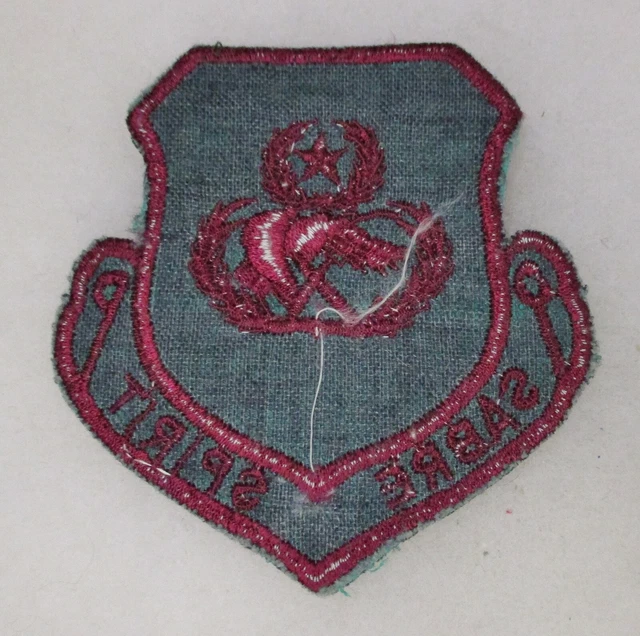 PATCH DE COMPÉTITION US AIR FORCE SABRE SPIRIT original vintage USAF ...