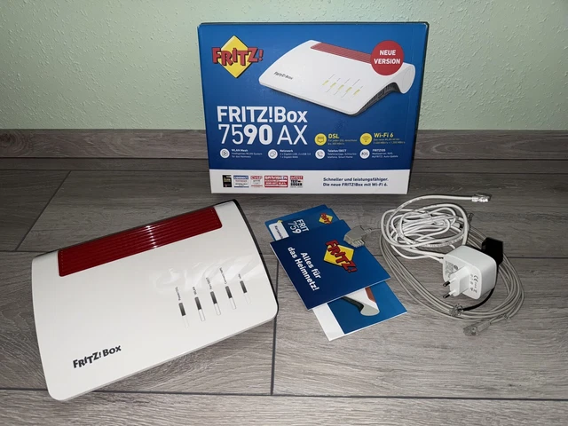 AVM FRITZ!BOX 7590 AX Wireless Router/DSL-Modem - Weiß (20002998) - TOP ...