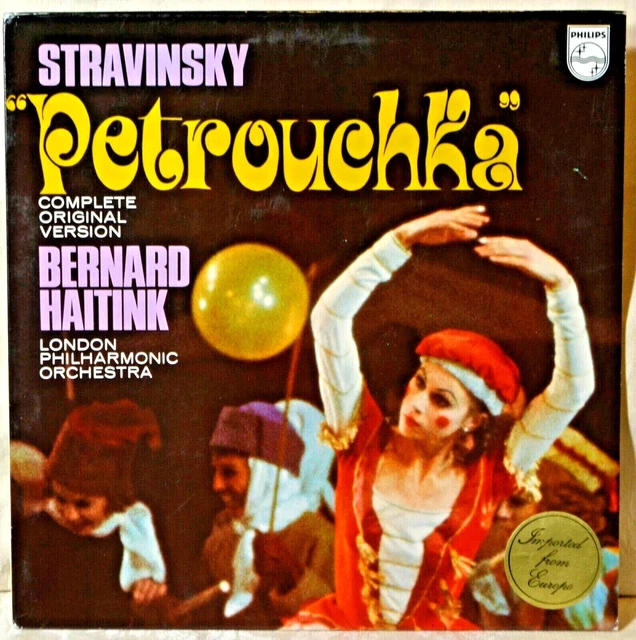 STRAVINSKY PETROUCHKA COMPLETE Original Version Bernard Haitink LPO LP ...