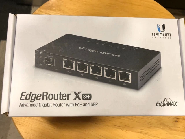 UBIQUITI NETWORKS EDGEROUTER X ER-X 5-Port Advanced Gigabit Ethernet ...