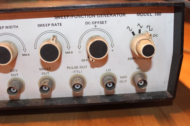 WAVETEK SWEEP/FUNCTION GENERATOR Model 180 Sinus/Sägez./Rechteck 0,1 Hz - 2 MHz EUR 60,00 ...