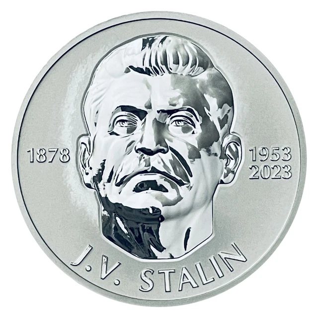JOSEF STALIN 5000 Francs Cfa 2023 Silver Reverse Proof Rare!!! £145.11 ...