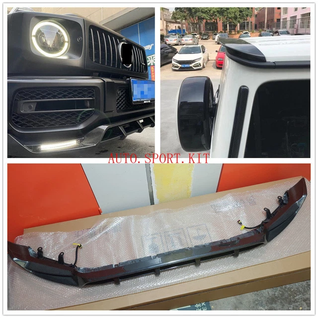 CARBON FIBER FRONT Lip Rear Spoiler for G Class W464 G63 2019+ Special Offer EUR 1.066,66 ...