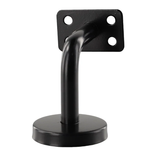 5 PI CES SUPPORTS de main courante noirs pour escalier mural en acier inoxydabl EUR 48,97 ...