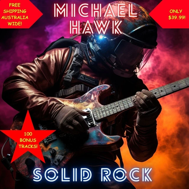 MICHAEL HAWK SOLID Rock USB New 2026 Instrumental Digital Music $39.99 ...