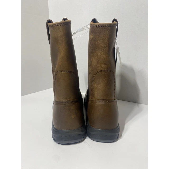 CATERPILLAR MEN'S DRAWBAR Pull-On Work Boots Soft Toe Size 8.5 NWT ...