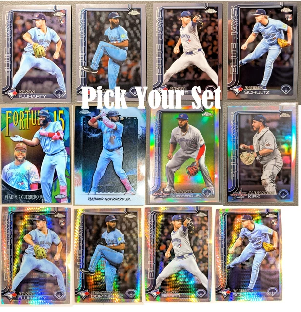 2025 TOPPS CHROME Update Toronto Blue Jays team Set + add your ref ...