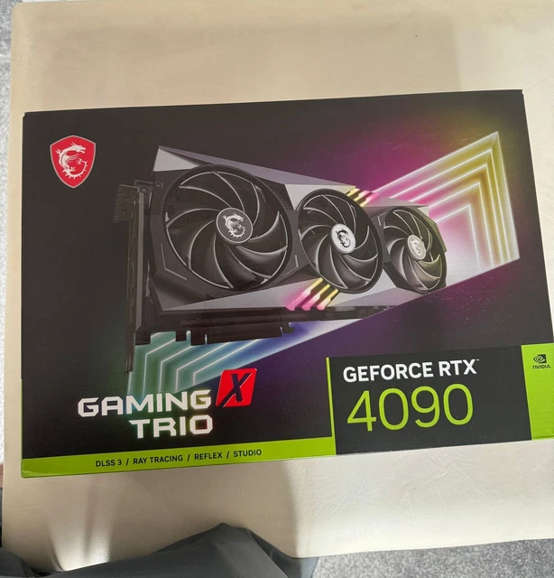 MSI NVIDIA GEFORCE RTX 4090 24GB GAMING X TRIO Graphics Card £1,759.00 - PicClick UK