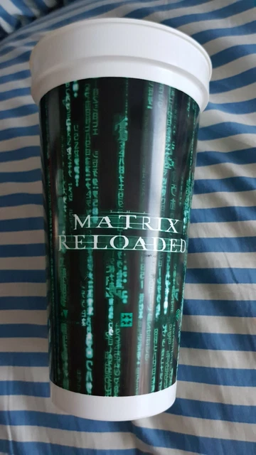 THE MATRIX RELOADED Movie Cinema Large Collectors Cup $1.00 - PicClick AU