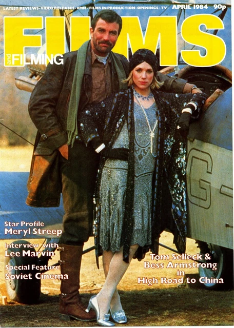 (F&F14) FILMS & Filming Magazine Cover Page 11X8" Tom Selleck & Bess ...