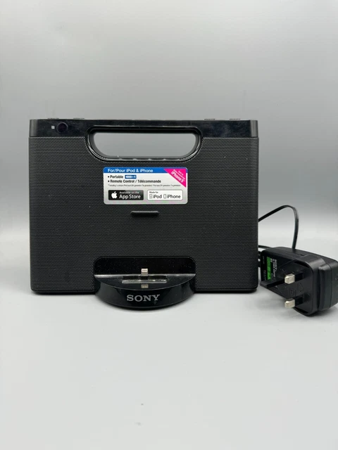 SONY RDP-M7IPN COMPACT Speaker Dock for iPod and iPhone - Black £19.99 ...