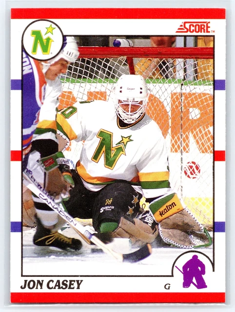 1990 SCORE AMERICAN #182 Jon Casey Hockey Minnesota North Stars EUR 1 ...
