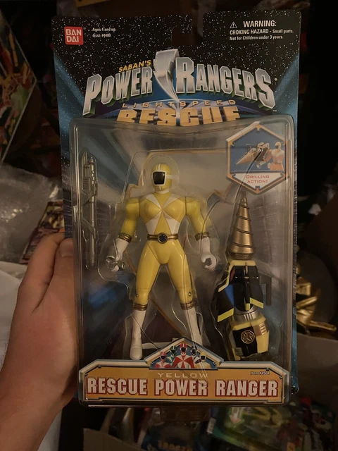POWER RANGERS LIGHTSPEED Rescue Yellow Ranger £32.39 - PicClick UK