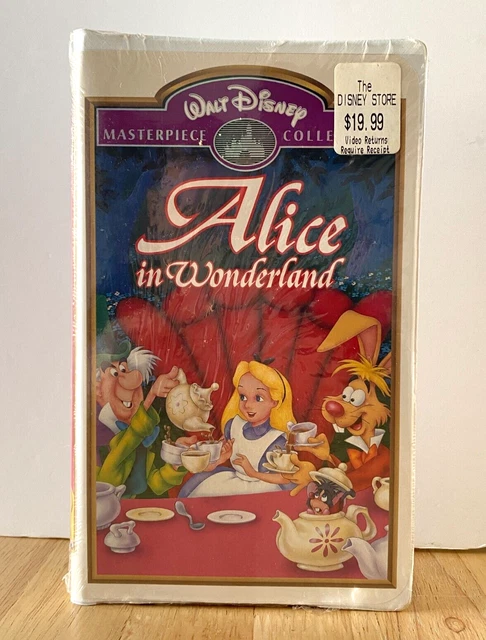 DISNEY'S ALICE IN Wonderland VHS - Sealed Clamshell, Masterpiece Collection £9.19 - PicClick UK