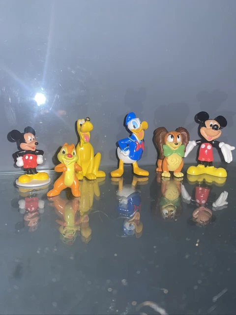 DISNEY MINI MICRO Figure Bundle Cake Topper - Mickey Donald Pluto £3.50 ...