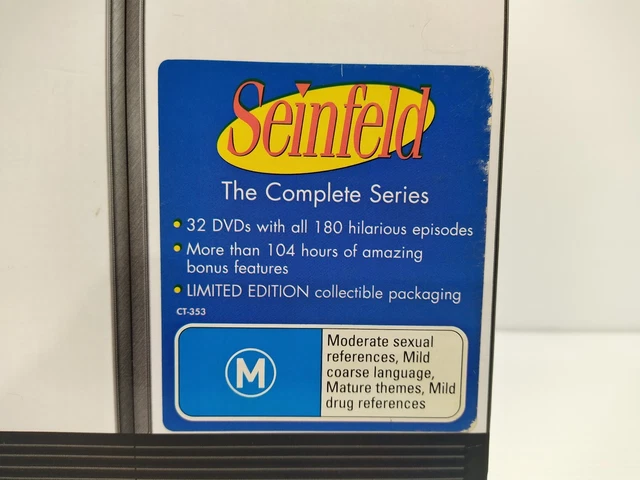 SEINFELD THE COMPLETE Series Jerry's Fridge Limited Edition DVD Set R4 ...