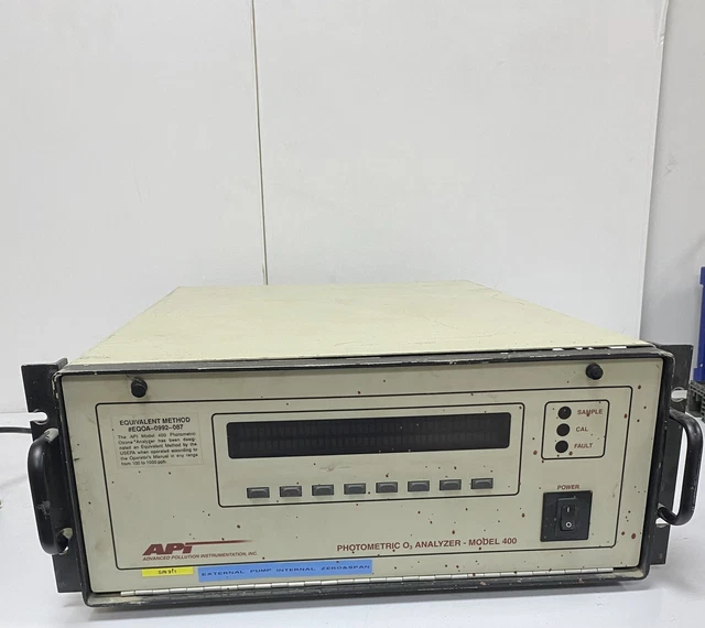 TELEDYNE API PHOTOMETRIC O3 Analyzer-Model 400 $1,442.38 - PicClick CA