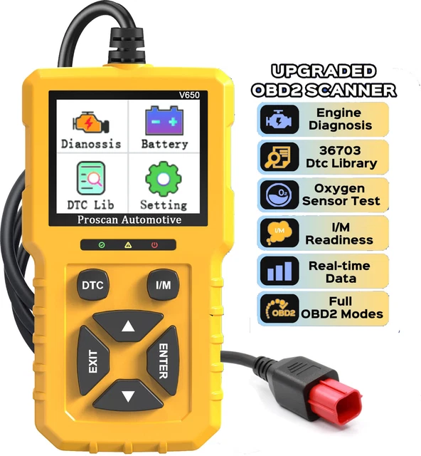 YAMAHA FI, OBD2 fault code scanner diagnostic tool YZF R3 2022 onwards ...