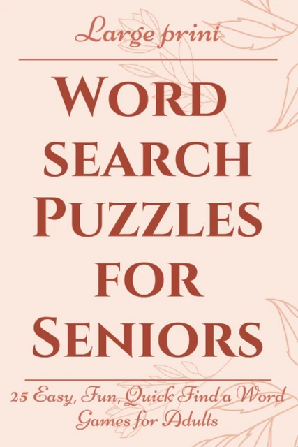 WORDS WORDY LP Word Search Puzzles For Sen Book NUOVO EUR 10,12 ...